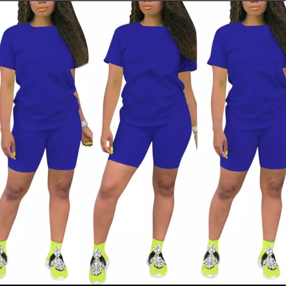 Pants & Jumpsuits | Nwt Royal Blue Matching Set | Poshmark